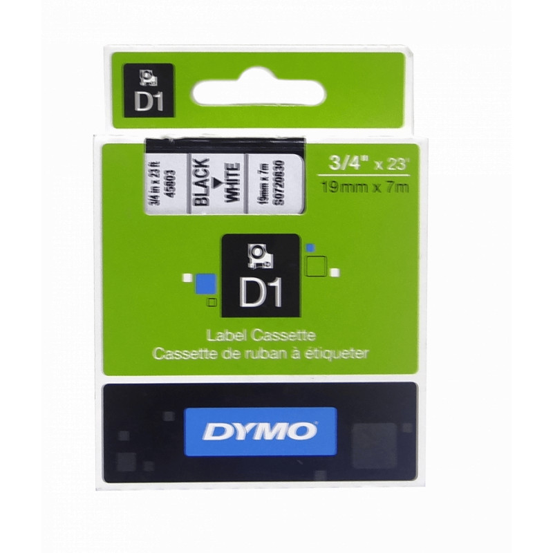 DYMO 45803 D1 Cartucho de cinta para impresora de etiquetas Dymo