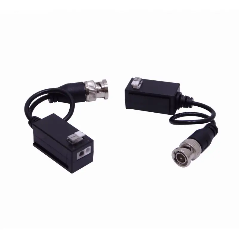 BALUN-HD -Video Balun Pin-Push Pasivo 1-Par 2-Unids CCTV UTP-BNC BNCM