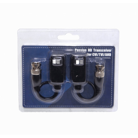 BALUN-HD -Video Balun Pin-Push Pasivo 1-Par 2-Unids CCTV UTP-BNC BNCM