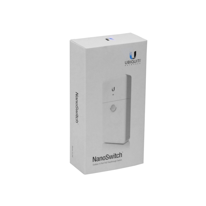 N-SW UBIQUITI Nano Switch no-Admin 4-1000 PoE-in/out Exterior