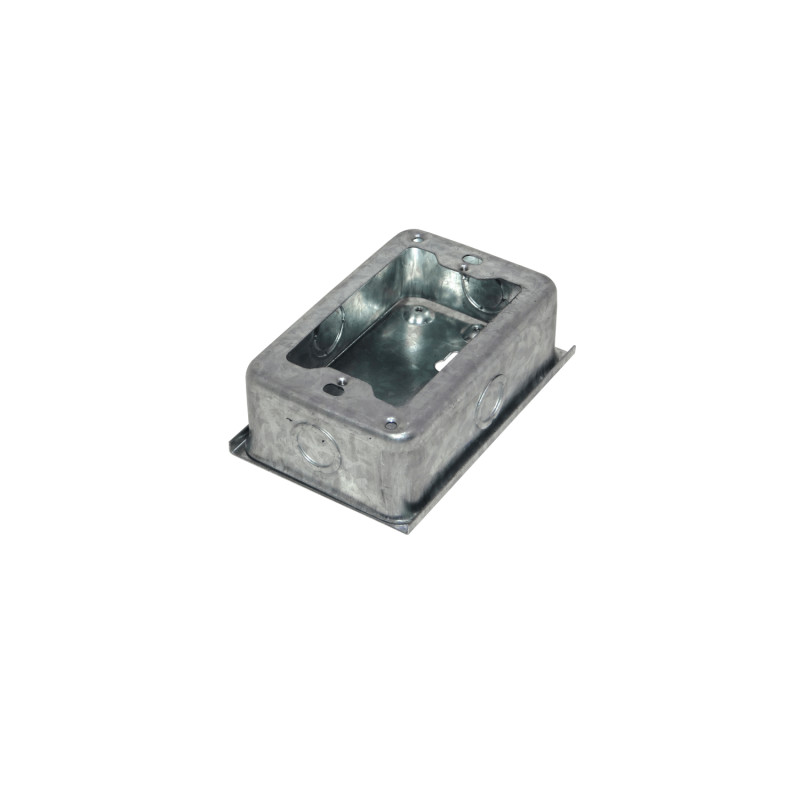 FPCWM-2 Caja-75x116mm Zincada 5/8 Chuqui Metalica Base-82x125mm