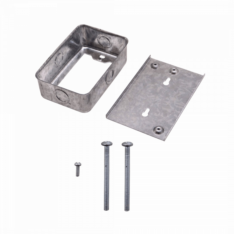 FPCWM-2 Caja-75x116mm Zincada 5/8 Chuqui Metalica Base-82x125mm