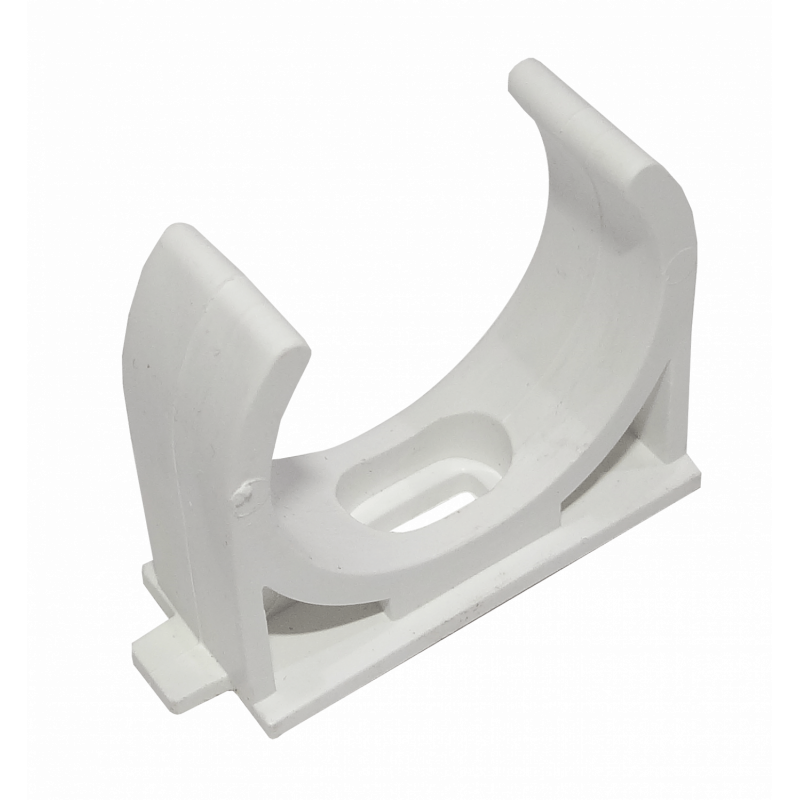 PVC40-A 40mm Soporte Fijacion Abrazadera p/Tubo PVC | COMPRATECNO