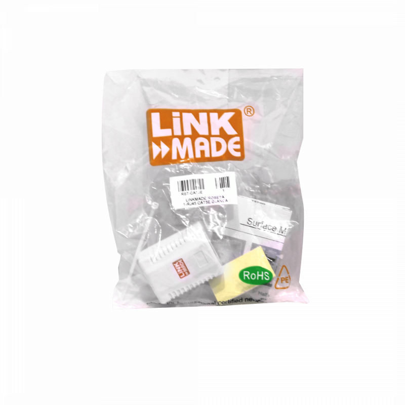 RST-CAT5E Roseta 1-RJ45 Cat5e UTP 66x49x25mm UL-NTW60300