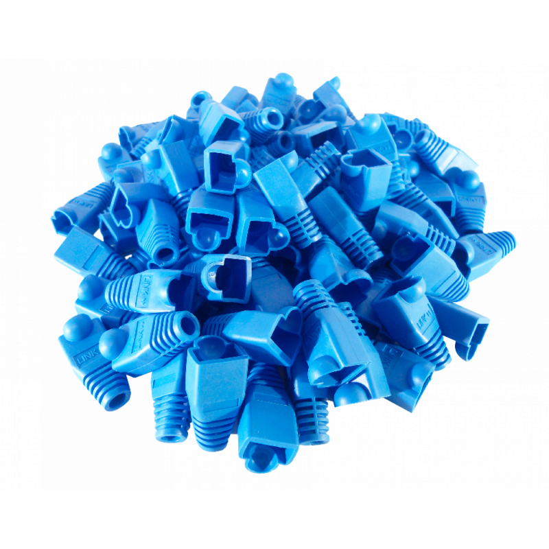 RJC-BA Azul Bolsa-100-unidades Capuchon p/RJ45 p/cable-cat5e
