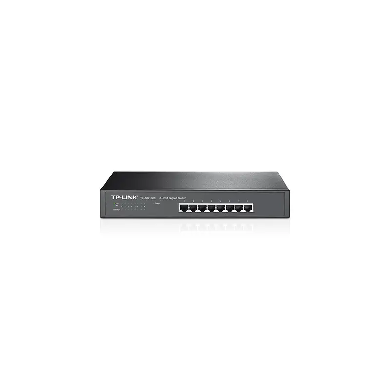 TL-SG1008 -TP-LINK 8-1000 Rack Gigabit Switch Desktop no-Administrable