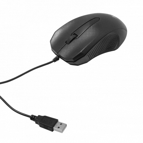 XTECH Mouse USB-AM Cableado-125cm Negro Raton Optico