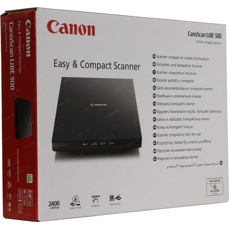 LIDE300 CANON Scanner USB WIN-MAC 2400x2400dpi CanoScan Escaner