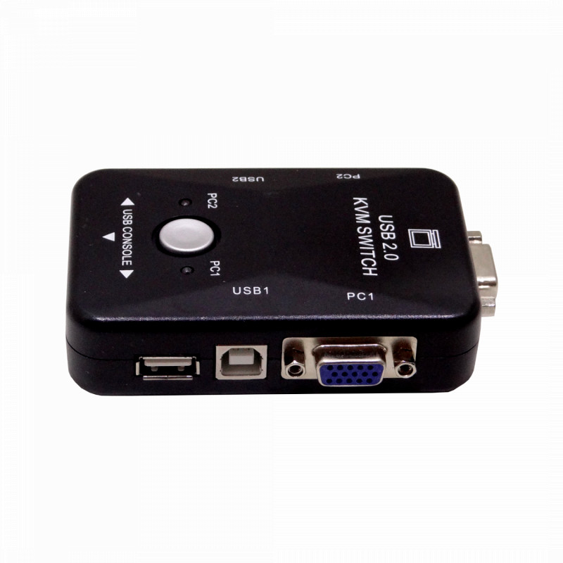 KVM21UA KVM-2-USB/VGA HUB-3-USB2.0 req-Cables 1920x1440