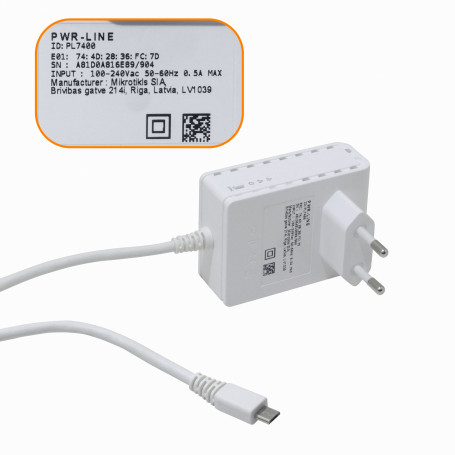 PWR-LINE MIKROTIK AV500 Powerline 1-USB Unitario req-HAP/MAP