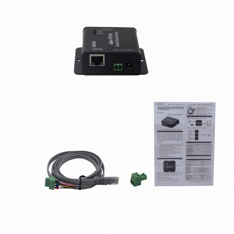 EBOX-TCP-02 EPEVER Monitor Bateria Voltimetro 8-70VDC RS485-40m ...