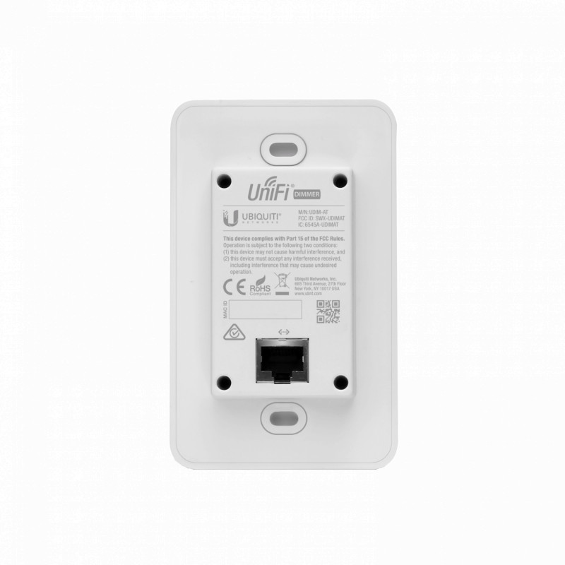 UDIM-AT UBIQUITI 1-un Dimmer On/Off UniFi para Panel LED req-PoE-af