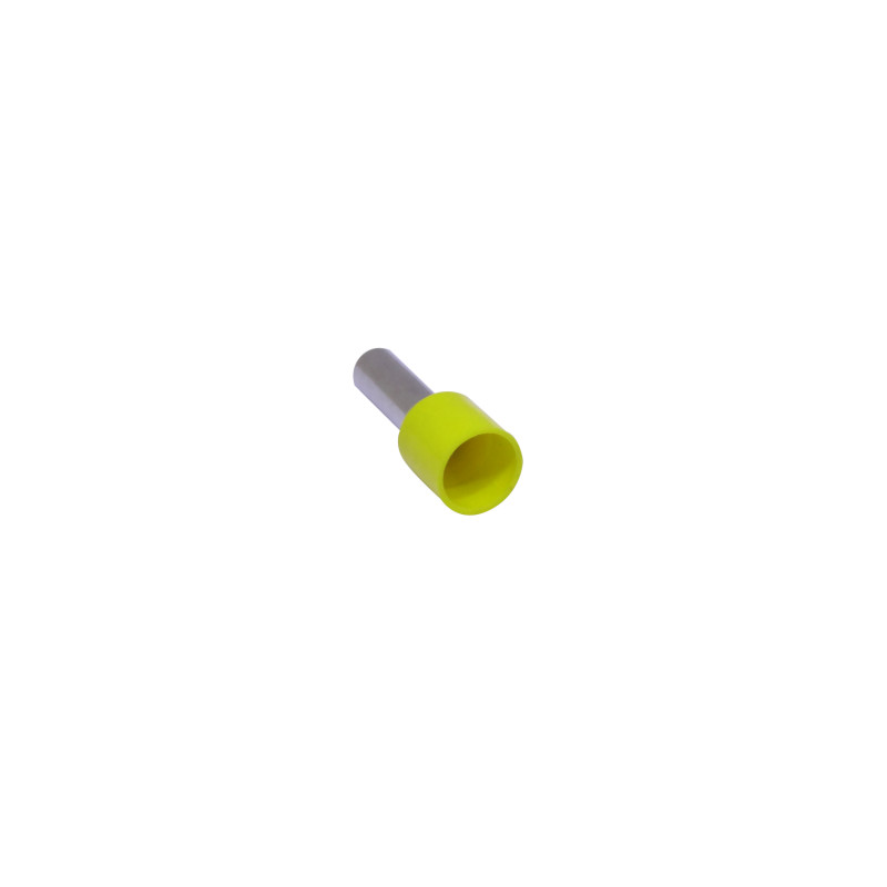E10-12-M Amarillo 10,0mm2 12/21,5mm 100-un AWG7 Ferrules Terminal ...