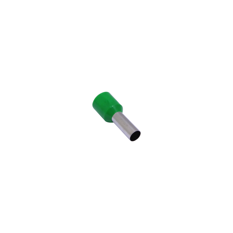E10-12-V Verde 10,0mm2 12/21,5mm 100-unid AWG7 Ferrules Terminal ...