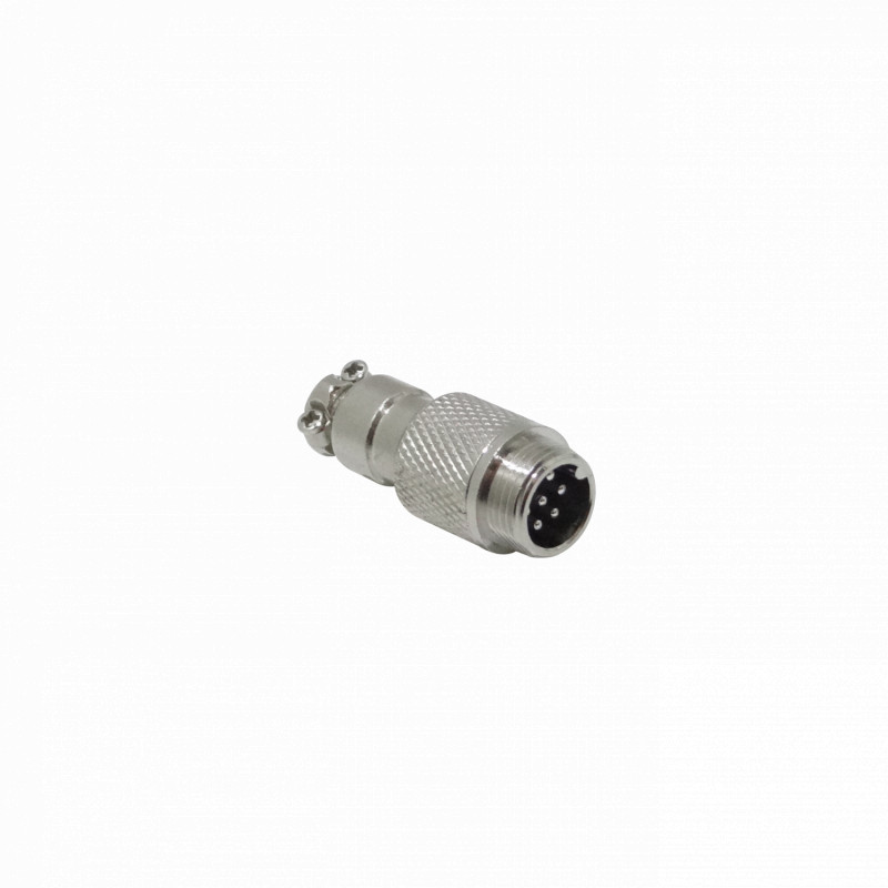 GX12MV-7 7-pin Macho Volante Conector Metalico GX12 Soldable