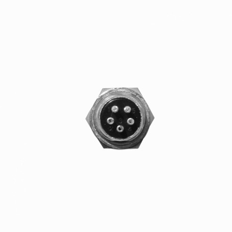 GX12MC-5 5-pin Macho Chasis Conector GX12 Soldable