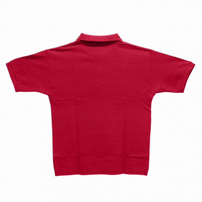 POLERA-RS INDUSBORD Talla-S Polera manga corta Roja Pique algodon
