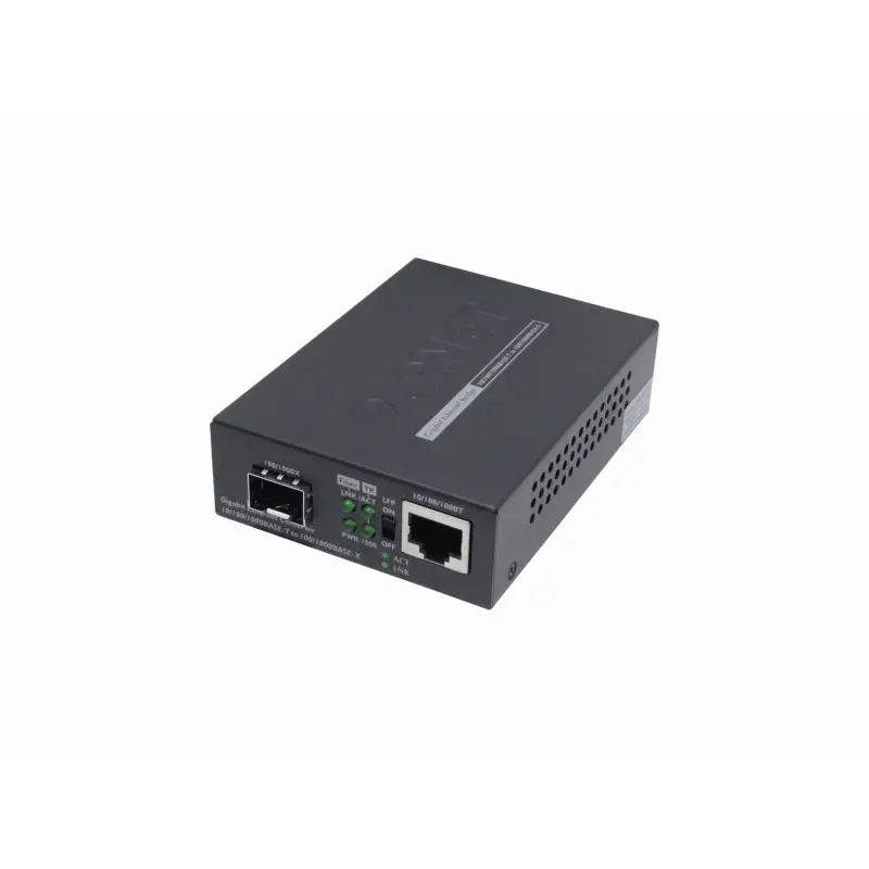 GT-805A Planet 1-1000 1-SFP Gigabit Media Converter Semi-Admin