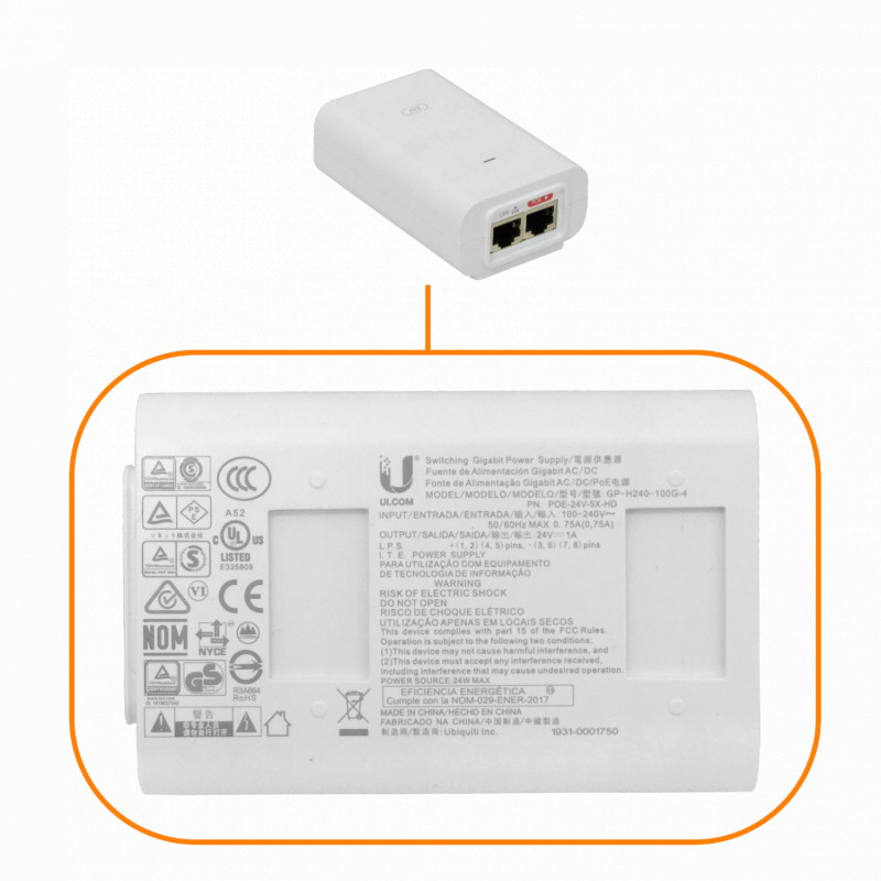 LTU-ROCKET UBIQUITI 4,9-6,2GHz 5GHz 1-1000 2-RPSMA inc24V 29dBm