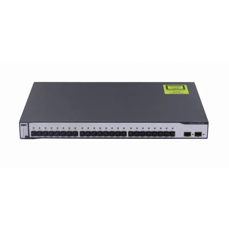 WS-C3750-24FS-S CISCO REFACC 24-MTRJ-100-Fibra 2-SFP-1000 2-Stack ...