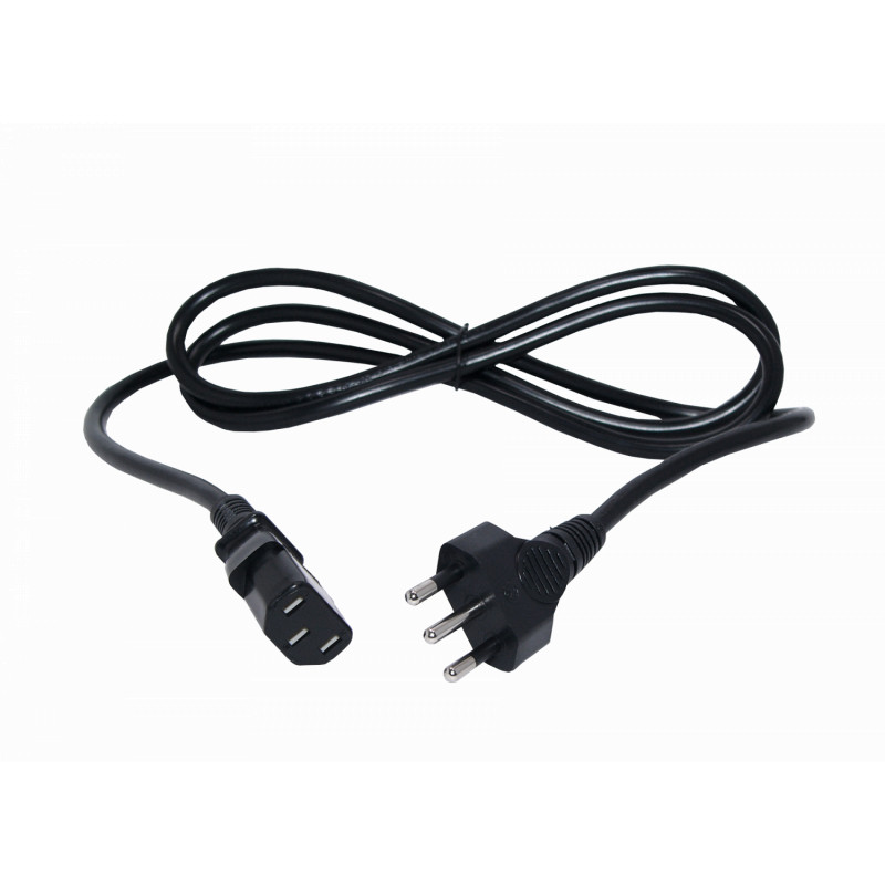 CIMC 1,5mt Negro C13-Hembra Chile-It-Macho Cable Poder 6A 3x0,75mm2