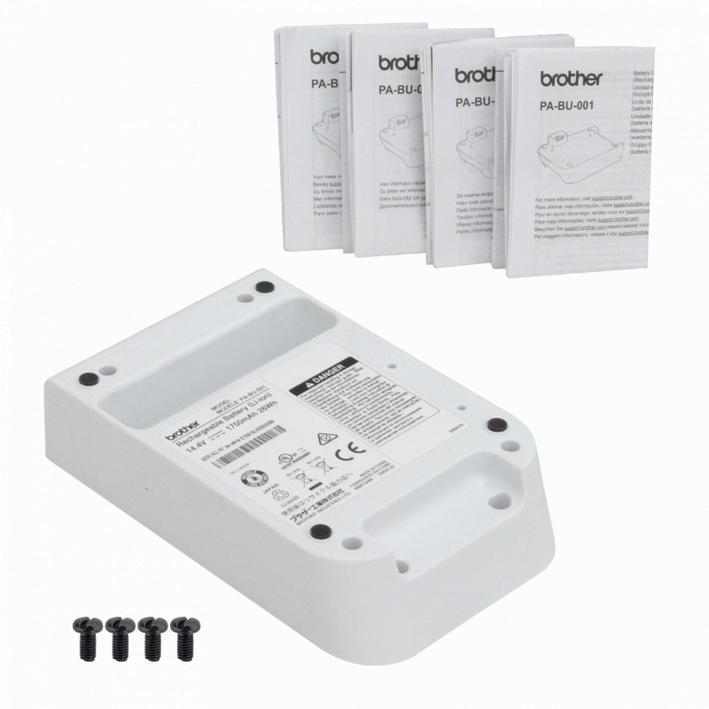 PABU001 BROTHER 14,4V 1750mAh 26Wh Bateria Litio p/QL-810W QL-820NWB Li ...