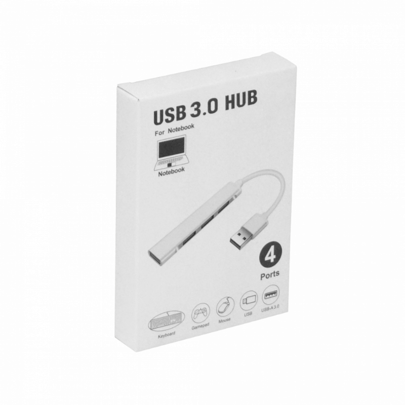 HUB-34 HUB USB3.0 1-AM 4-AH 4-Puertos no permite fuente de poder