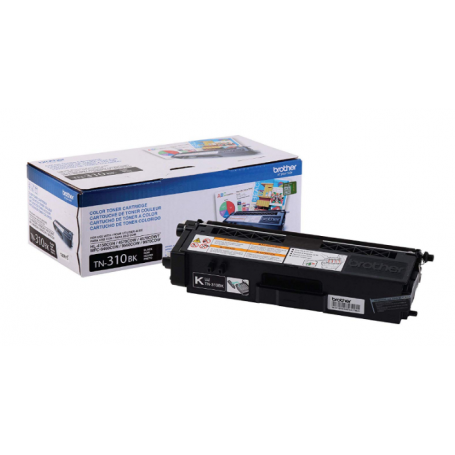 brother tn-310bk - negro - original - cartucho de teaner - para brother ...