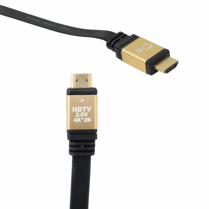 HDMI-20MM 20mt sin/Bisagra HDMI-M HDMI-M Cable Negro v1.4 3D 2000cm