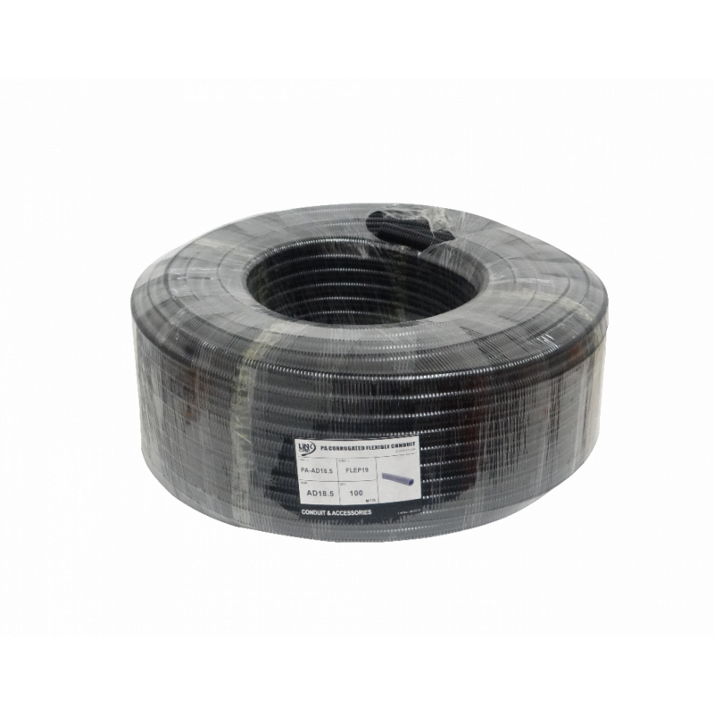 FLEP19 19mm Rollo-100mts 15mm-in Conduit Flexible Plastico Corrugado ...