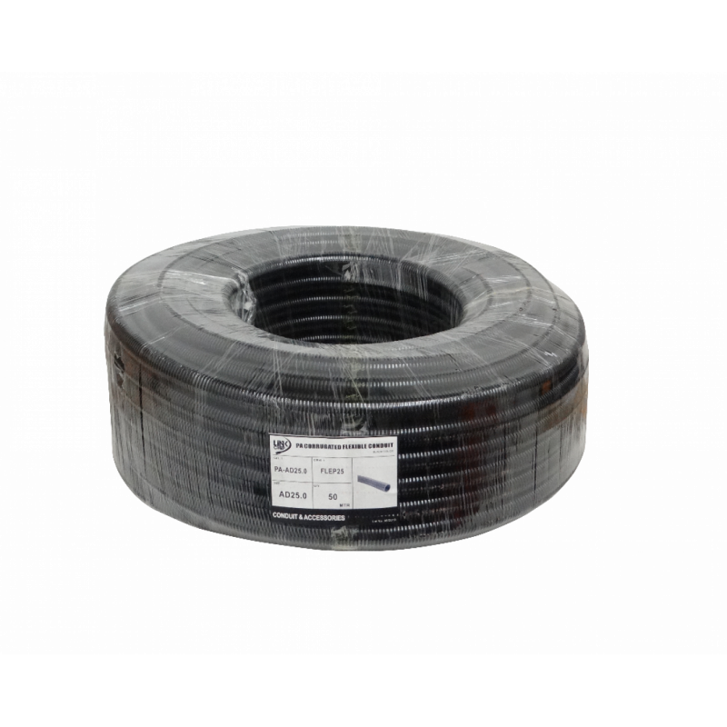 FLEP25 25mm Rollo-50mts 21mm-int Conduit Flexible Plastico Corrugado ...