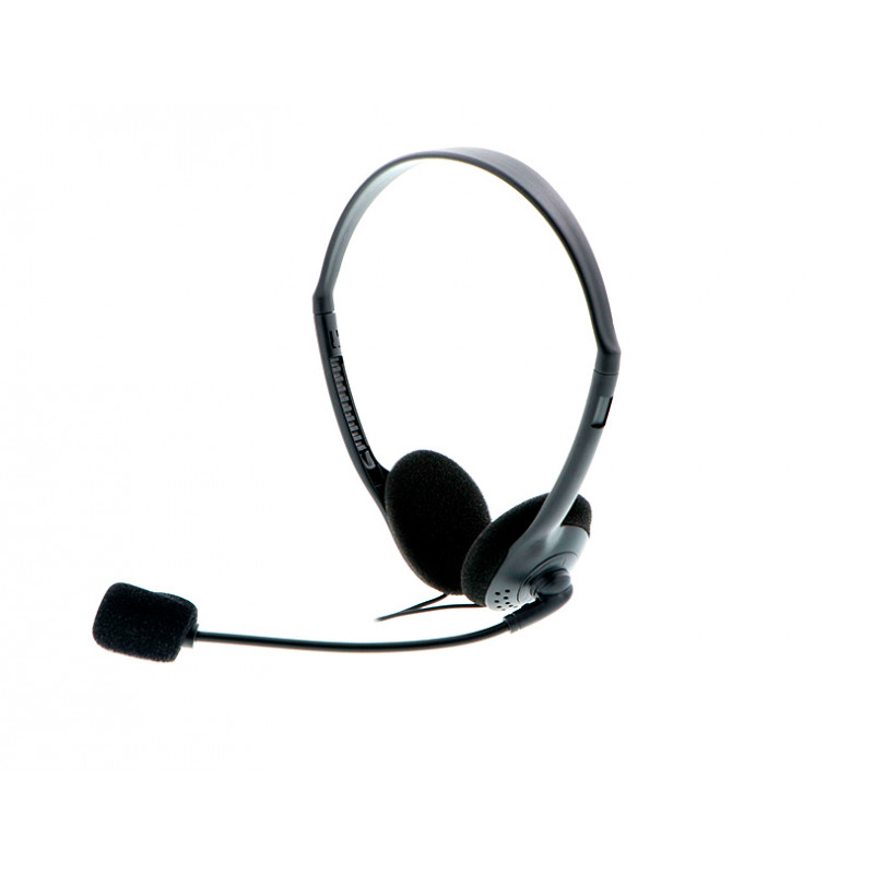 Xtech - Headset - Over-the-ear - Wired - Microphone Black-Connection ...