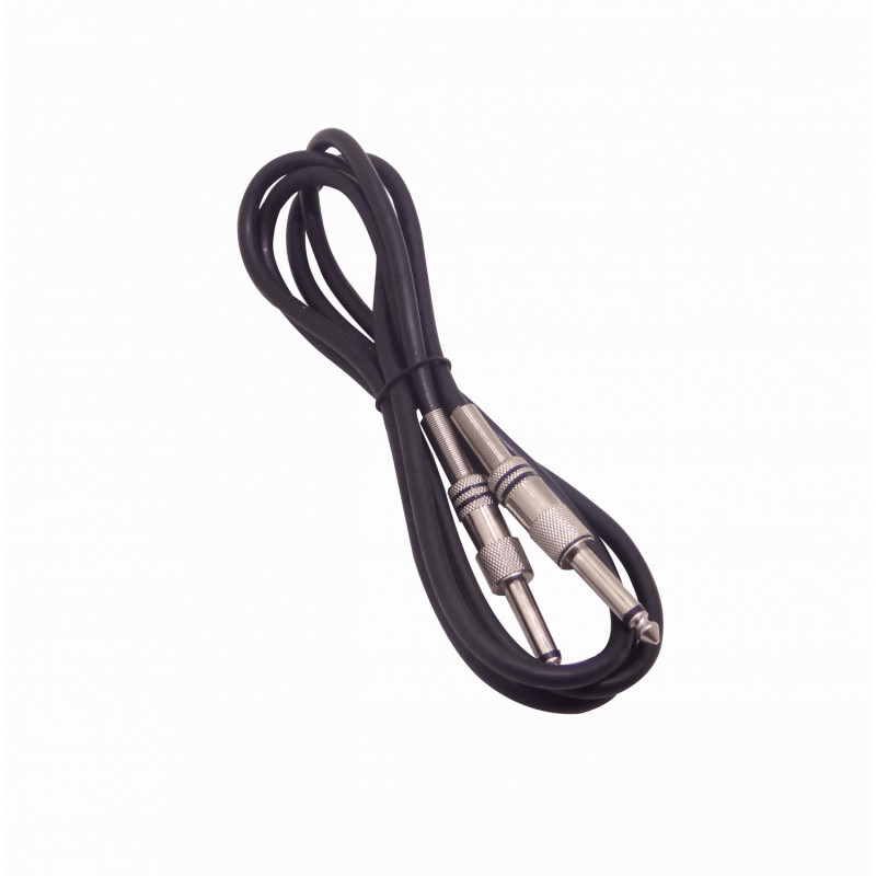 AUDIO-635-1.5 -6,35mm-MM MACHO-MACHO 1,5mt Cable Audio Plug-Plug