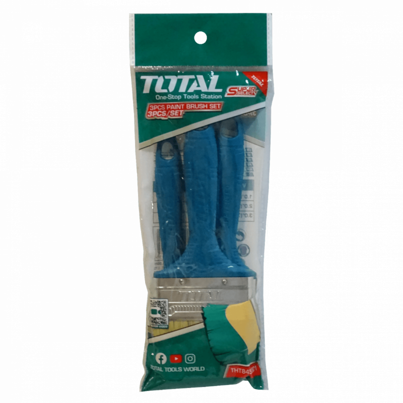 BROCHA-3 TOTAL set de brochas 3-piezas 1-2-3-pulgadas THT8450301