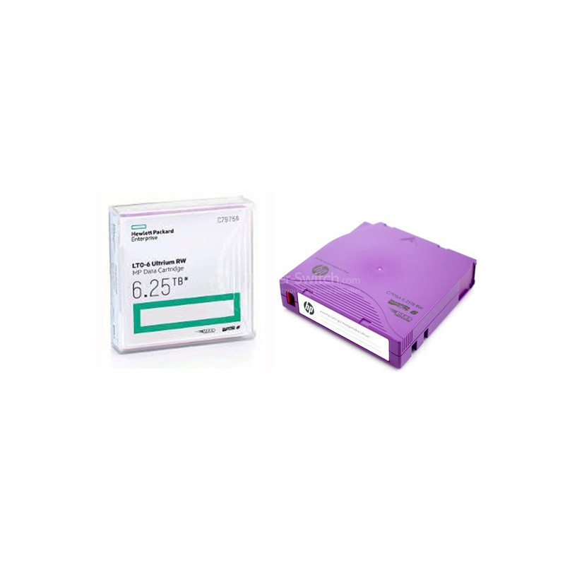 HPE Ultrium RW Data Cartridge - LTO Ultrium 6 6 25 TB - p rpura - para ...