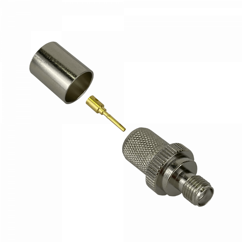 SH4C .SMA-Hembra CA400 LMR400 Conector Crimpeable Serie-400