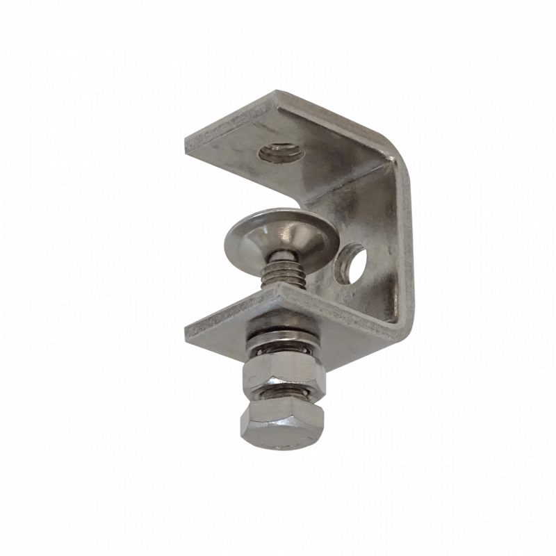 CLAMP-M8 Abrazadera en C de acero inoxidable hilo-M8 tuerca-hexagonal