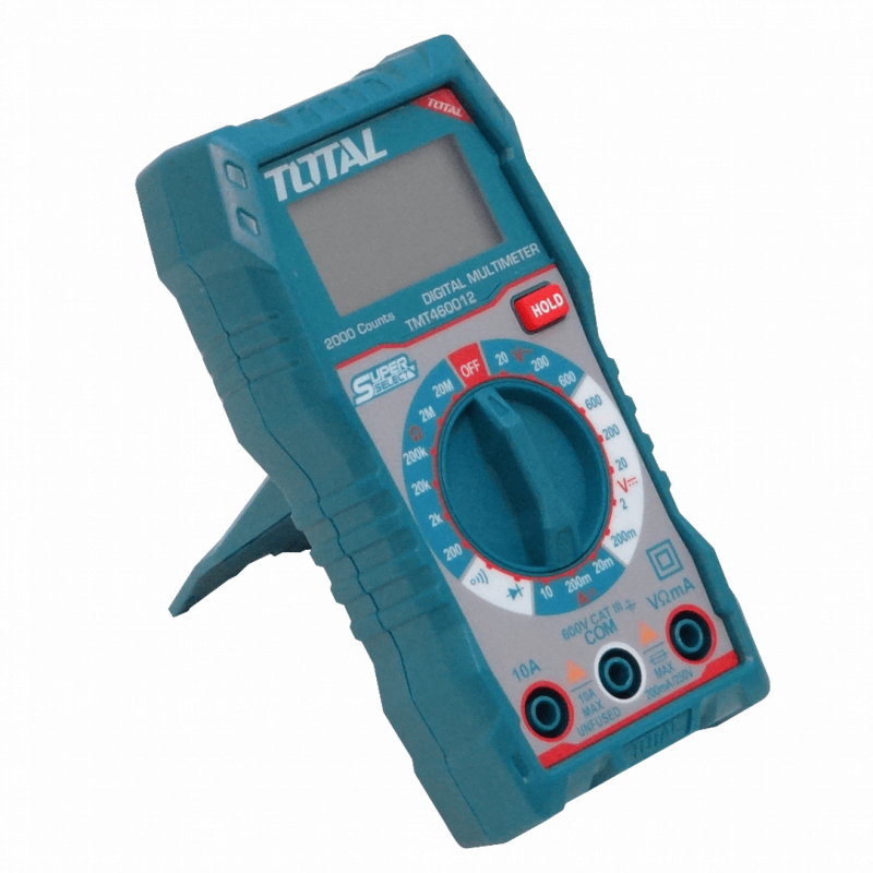 MULTITESTER TOTAL Multitester Digital req-2xAAA 600VDC 600VAC CATIII ...