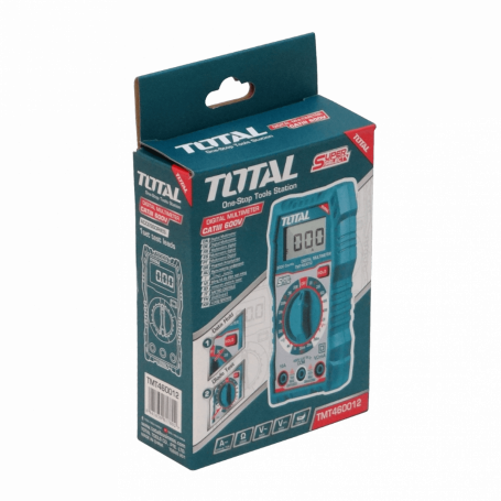 MULTITESTER TOTAL Multitester Digital req-2xAAA 600VDC 600VAC CATIII ...