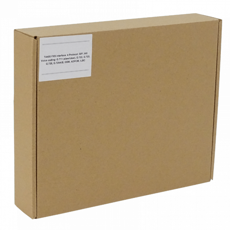 TA400 ATA 4-FXS-RJ11 1-100 genera 4-lineas telefon analogas SIP VoIP ...