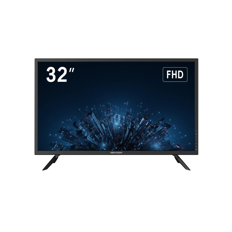 Hikvision - D-LED - 32 - 1920 x 1080 - VGA- HDMI - Black - FHD