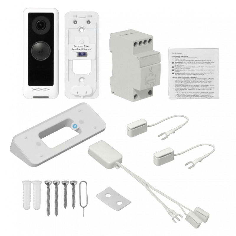 UVC-G4-DOORBELL UBIQUITI req-WiFi Timbre CCTV-IR req/16-24VAC CamaraIP ...