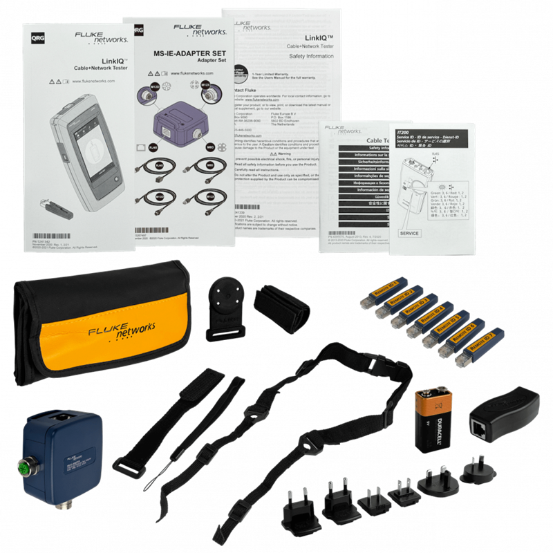 LIQ-KIT FLUKE CableIQ IntelliTonePro200 RJ/F inc4-AA/9V USBMini