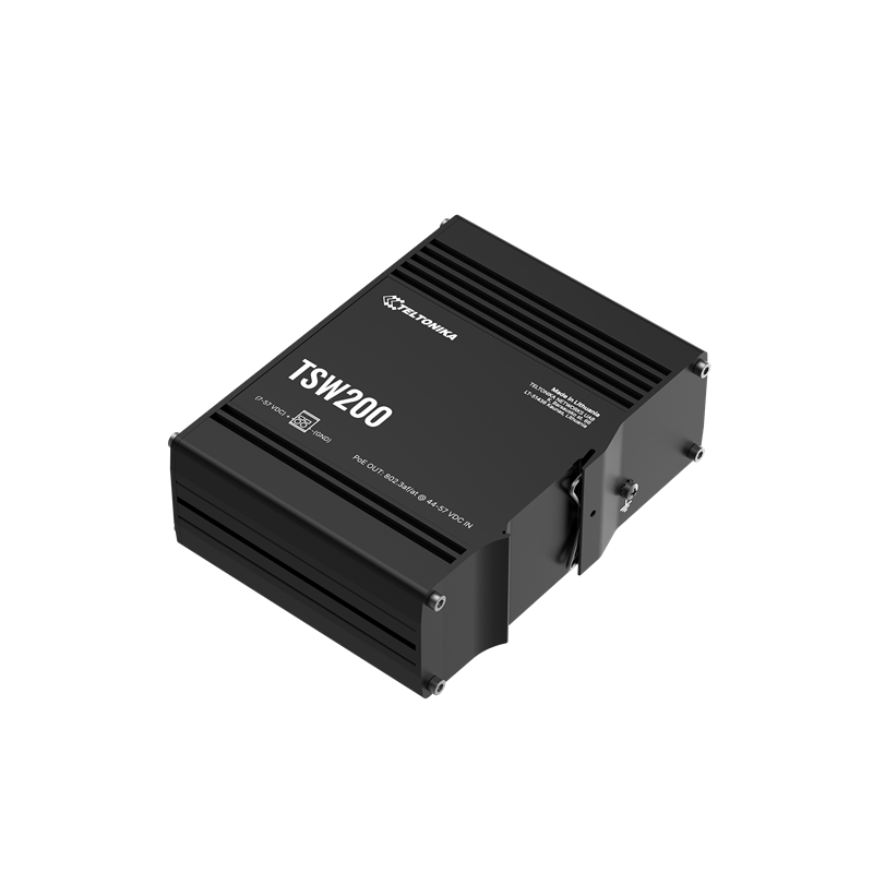TSW200 PoE+ Switch 8 GbE, 2 SFP ports