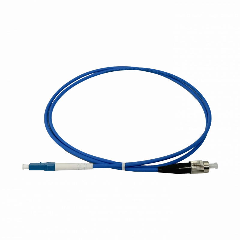 JBSLF1 LSZH Blindado 1mt LC-FC SM Simplex Jumper Cable Fibra 3.0mm 9/125um
