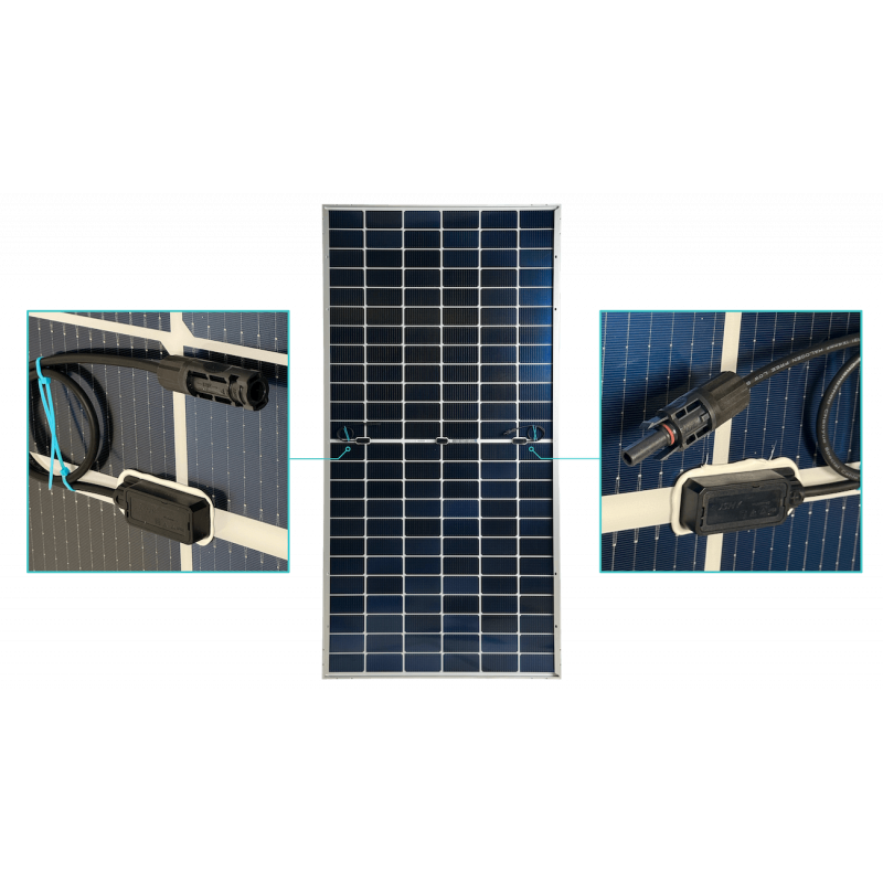 MONO-585W 585W 52Voc Monocristalino Bifacial MC4 Panel Fotovoltaico 144 ...