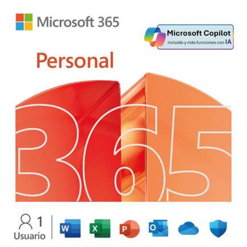 Licencia Microsoft Office 365 Personal (1 Año, Descargable)