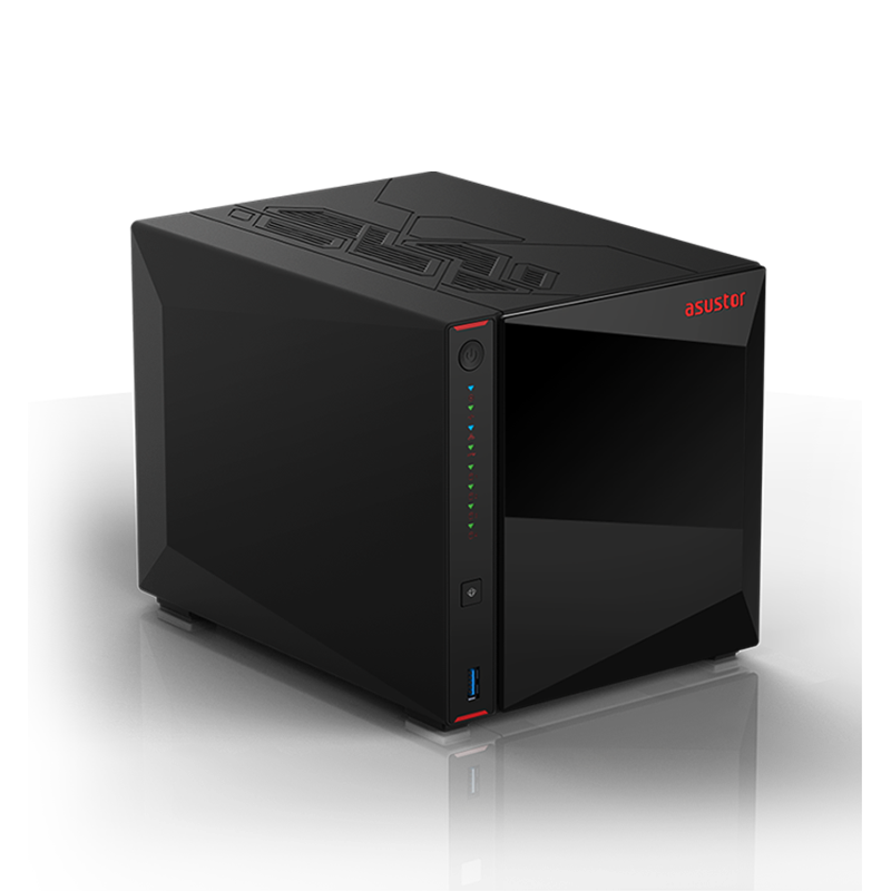 ASUSTOR Nimbustor 4 Gen2 AS5404T | NAS 4 Bahías + 4 Ranuras M.2 NVMe