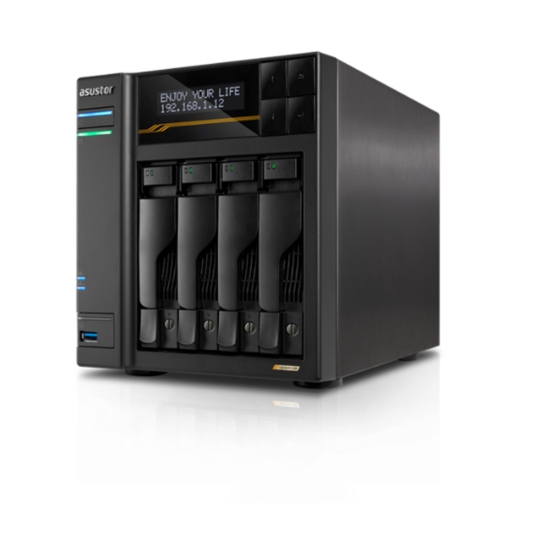 ASUSTOR Lockerstor 4 Gen3 AS6804T | NAS AMD Ryzen | CompraTecno