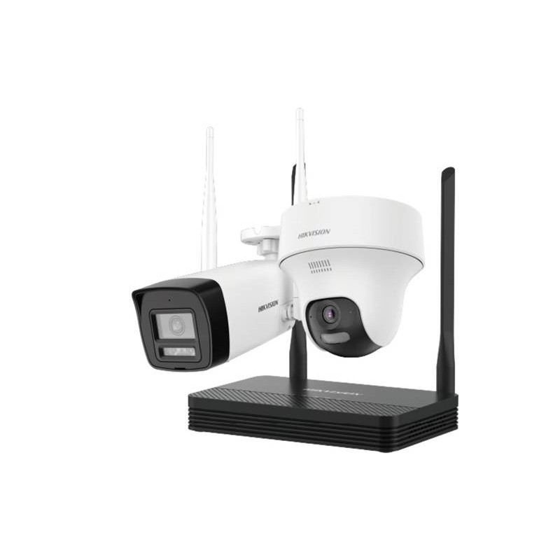 Hikvision - Network surveillance camera - 4MP H.265 One bullet + One tur